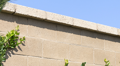 Angelus Block Fence Wall Caps - 4-In High - Shotblast