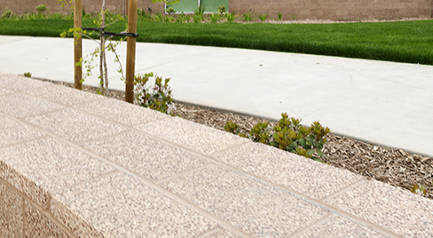 Angelus Block Fence Wall Caps - Flat - Burnished