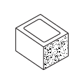 Angelus Block 12x8x16 CMU - Shotblast